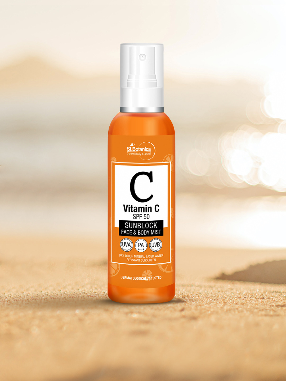 Buy StBotanica Vitamin C SPF 50 Sunblock Face & Body Mist Sunscreen UVA ...