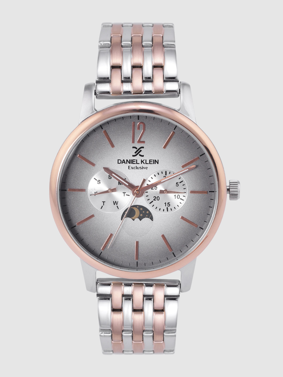 Buy Daniel Klein Exclusive Men Grey Analogue Watch DK12226 3 - Watches ...