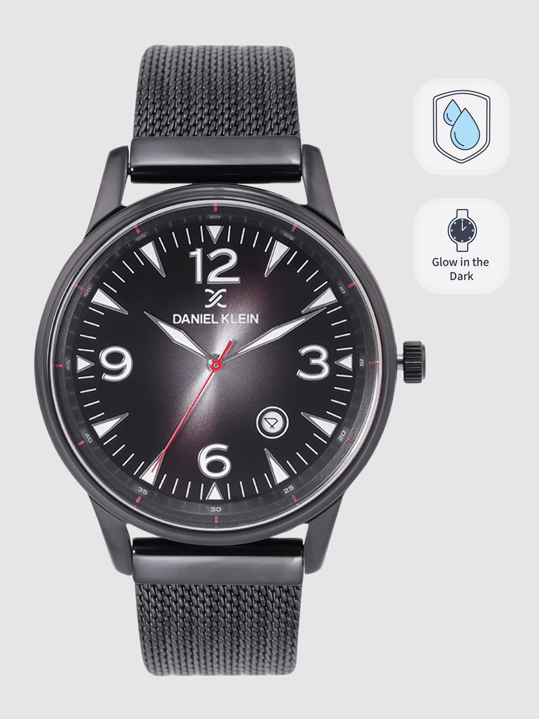 Buy Daniel Klein Premium Men Gunmetal Toned Analogue Watch DK12167 5 ...