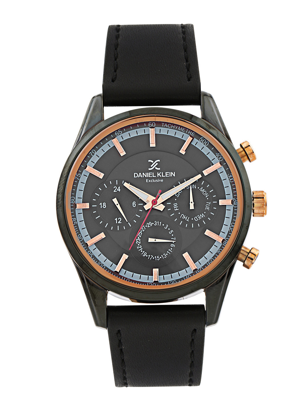 Buy Daniel Klein Exclusive Men Black Dial Watch DK10701 7 - Watches for ...