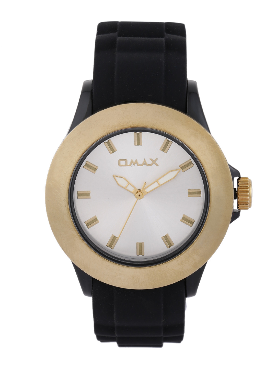 Buy Omax Women Silver Toned Stone Studded Dial Watch TS484 - Watches ...