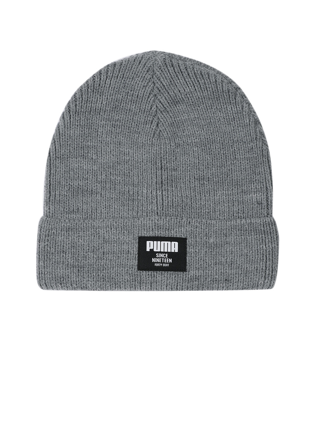 Buy Puma Unisex Grey Brand Logo Beanie - Caps for Unisex 10616838 | Myntra