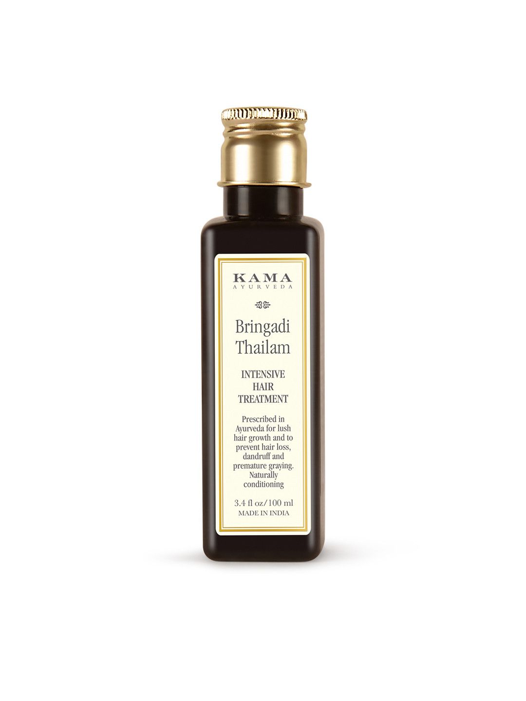 Buy KAMA AYURVEDA Bringadi Thailam Intensive Hair Treatment Oil 100ml ...
