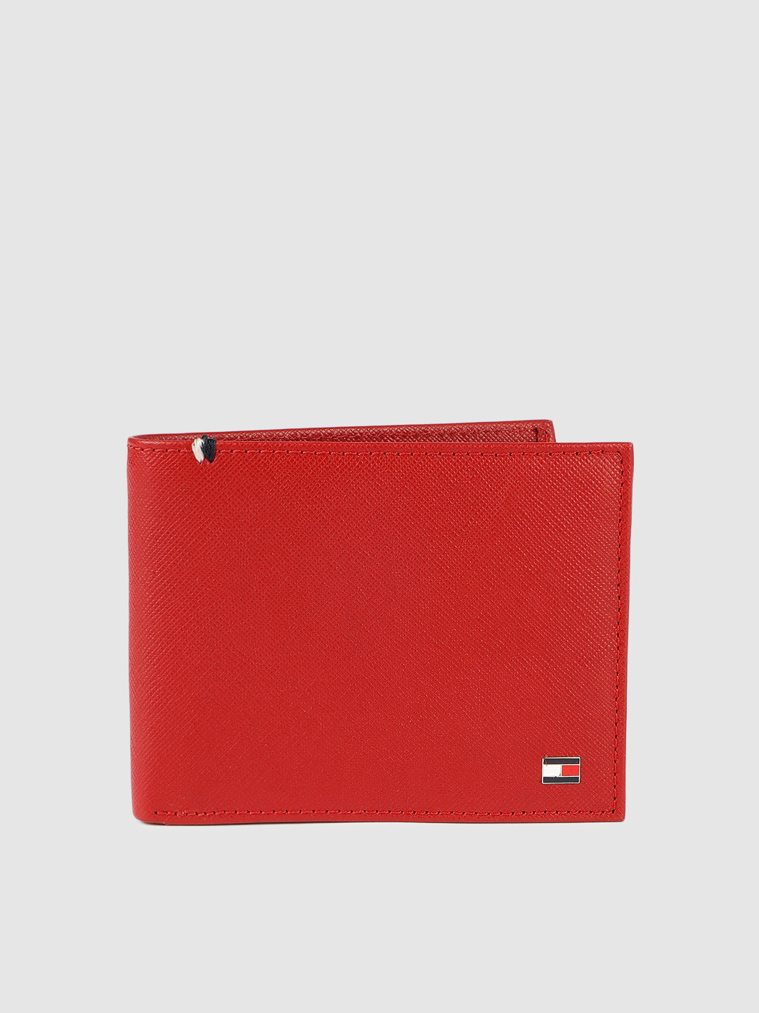 Buy Tommy Hilfiger Men Red Solid Two Fold Wallet - Wallets for Men ...