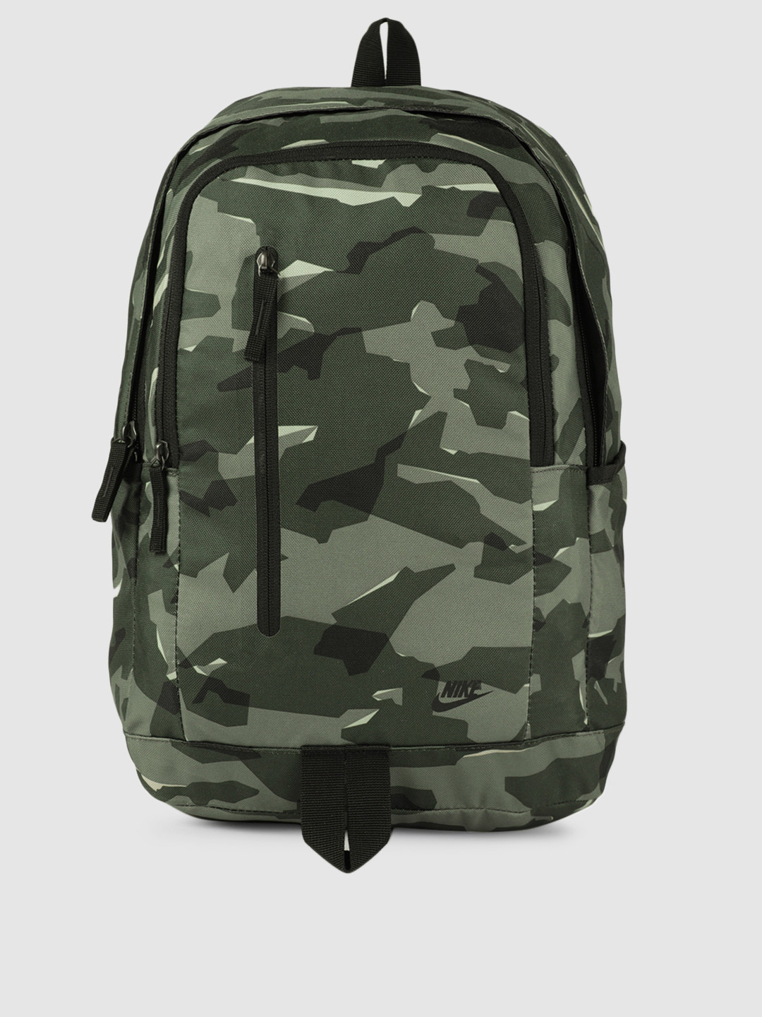 Buy Nike Unisex Green & Black Camouflage Access Soleday Backpack ...