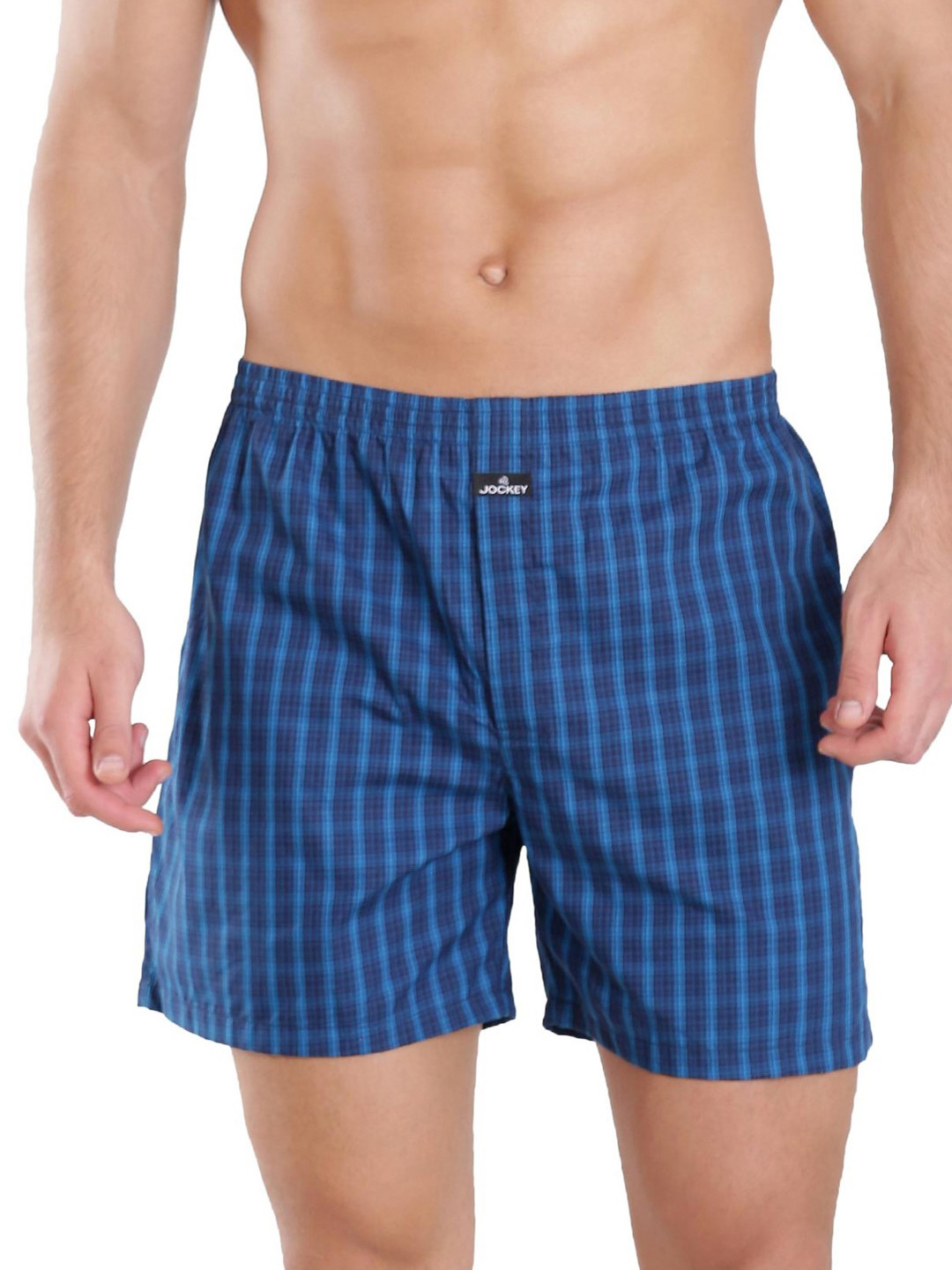 Buy Jockey Men Assorted Checked Pure Cotton Boxers 1222 0110 ASSTD ...