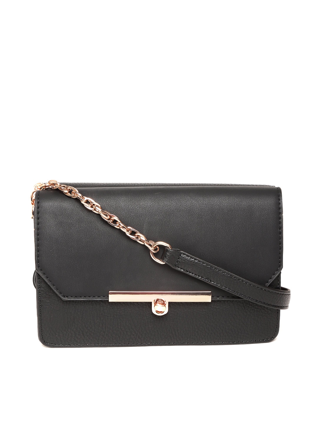 Buy Forever New Black Solid Sling Bag - Handbags for Women 10656320 ...