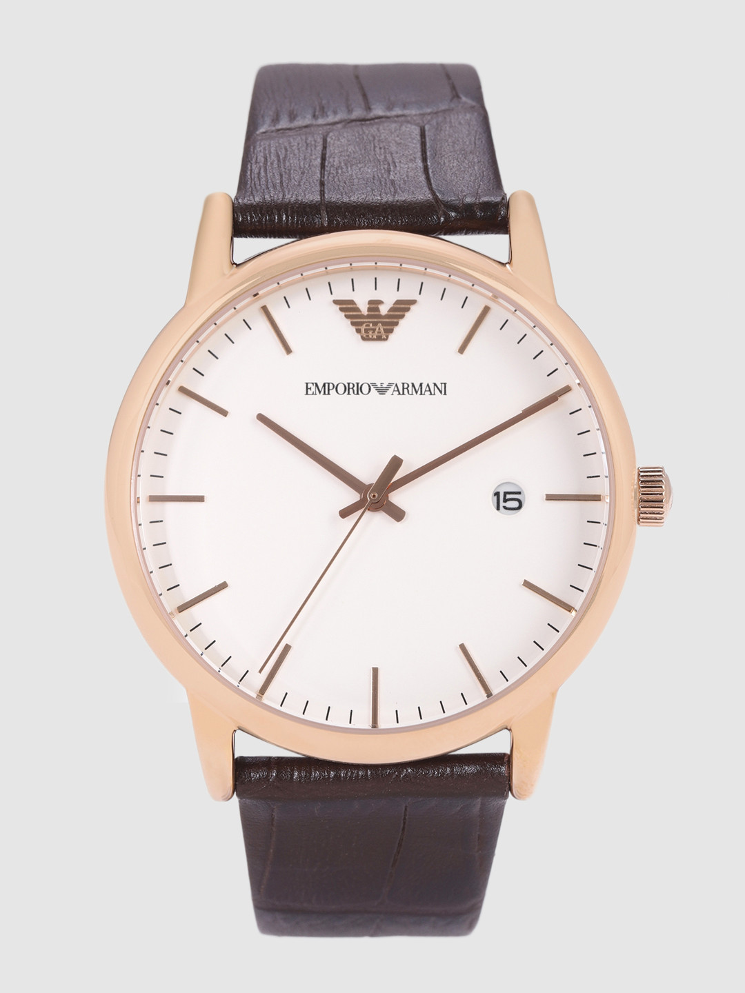 Buy Emporio Armani Men White Factory Serviced Analogue Watch AR2502_FSS ...