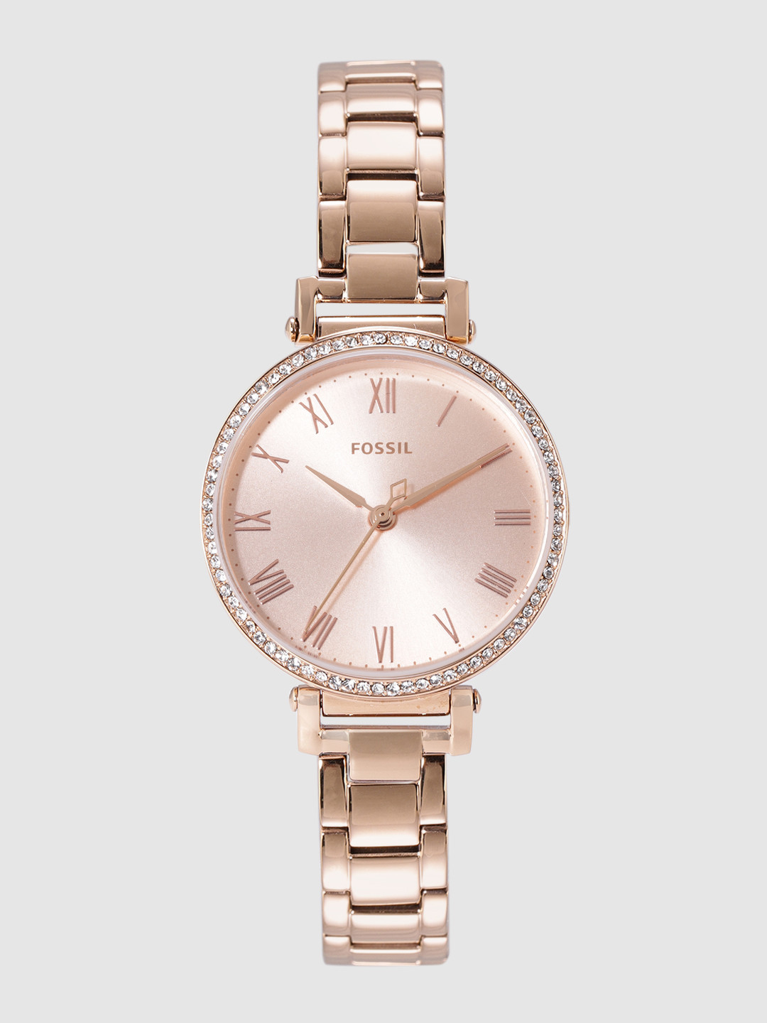 Buy Fossil Women Rose Gold Toned Factory Serviced Analogue Watch ES4447 ...