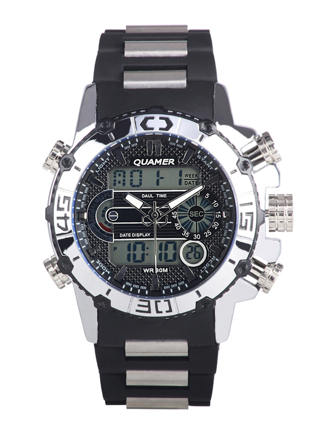 Buy Quamer Men Black Analogue & Digital Watch SD 1320 - Watches for Men ...