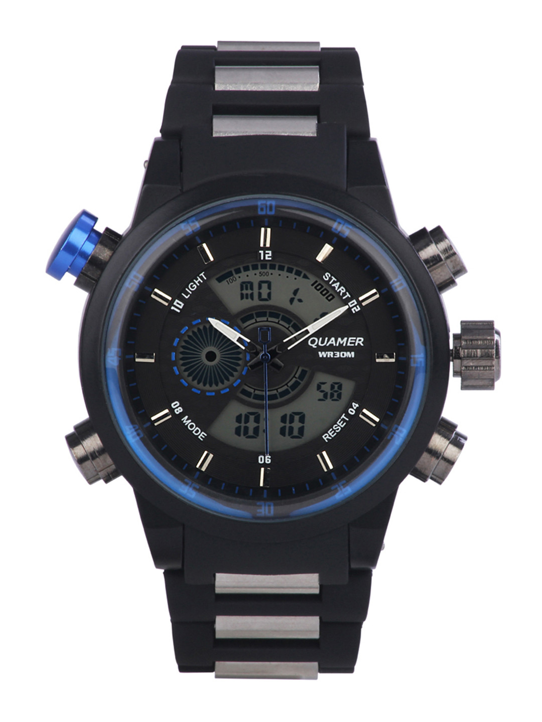Buy Quamer Men Black Analogue & Digital Watch SD 1413B - Watches for ...