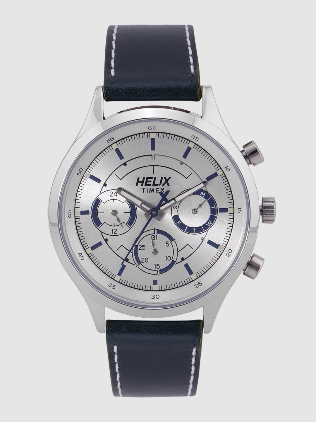 Buy Helix Men Silver Toned Analogue Watch TW003HG23 - Watches for Men ...