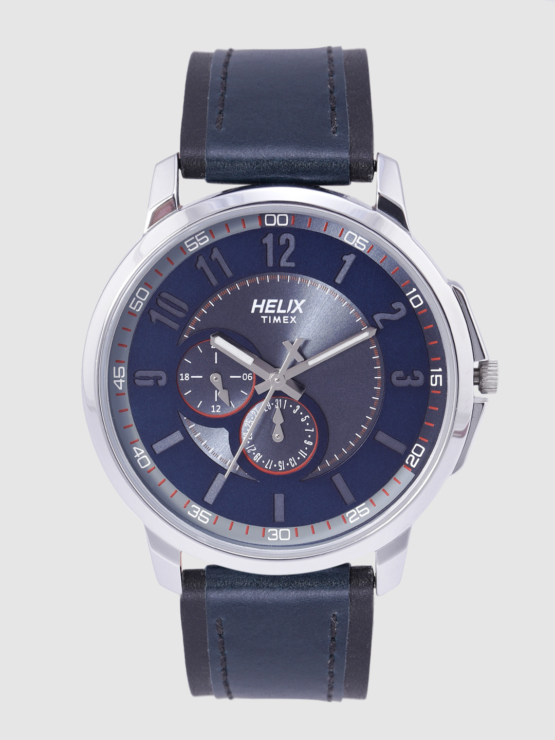 Buy Helix Men Navy Blue Analogue Watch TW027HG09 - Watches for Men ...