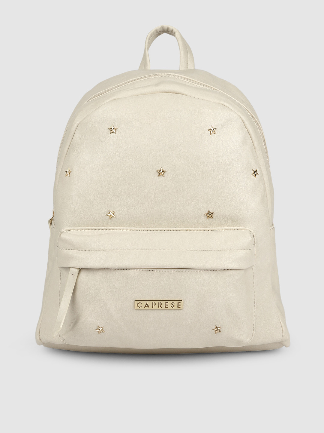 Buy Caprese Women Off White Solid Backpack - Backpacks for Women ...