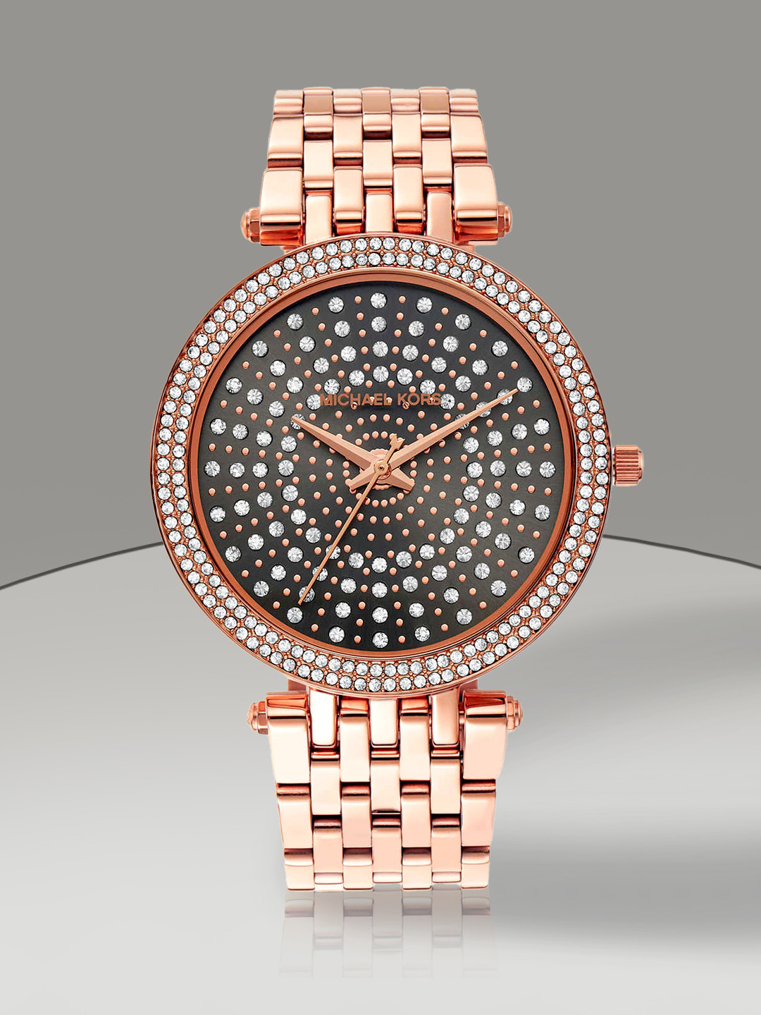 Buy Michael Kors Women Charcoal & Grey Analogue Watch MK4408 - Watches ...