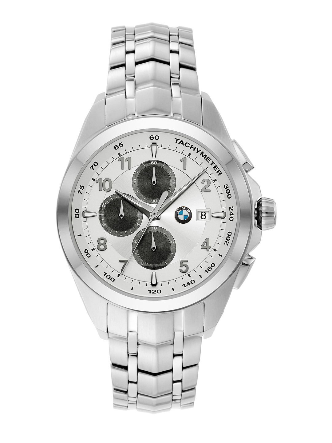 Buy BMW Men Silver Toned & Black Chronograph Watch 8004 - Watches for ...