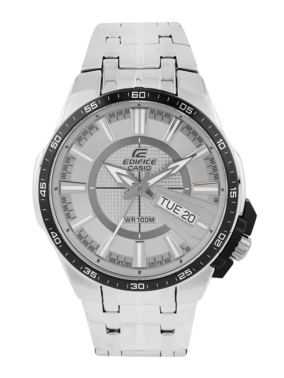 Buy Casio Edifice Men Silver Analogue Watches (EX269) EFR 106D 8AVUDF ...