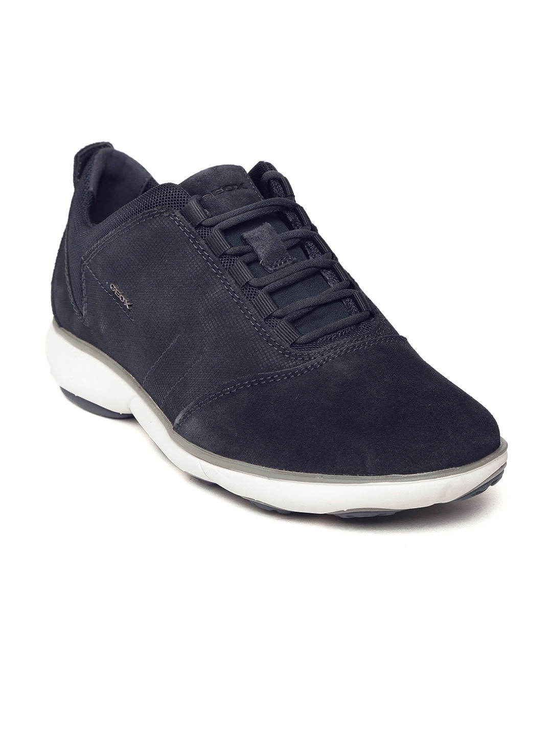 Buy Geox Men Navy Blue Suede Sneakers - Casual Shoes for Men 10691060 ...