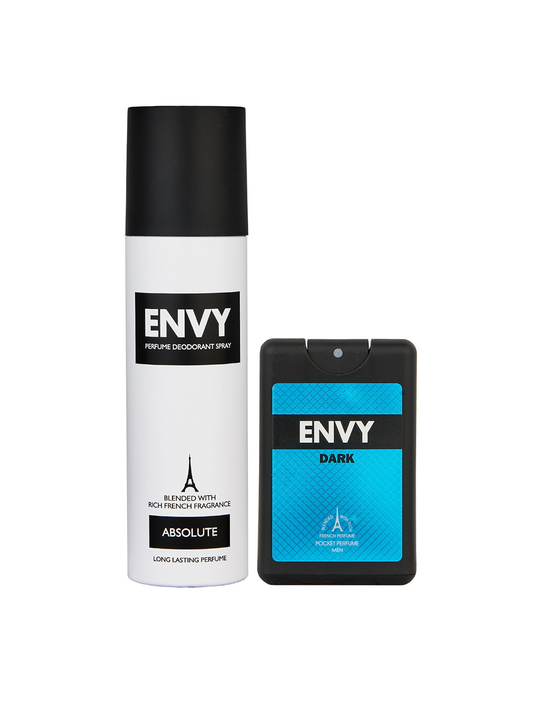Buy Envy Men Set Of Absolute Perfume Deodorant Spray 115g & Dark Pocket ...