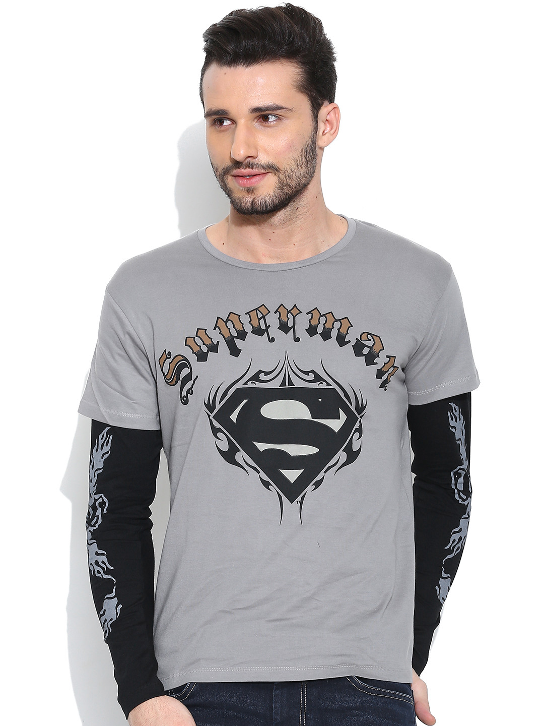 Buy Superman - Tshirts for Men 1070405 | Myntra