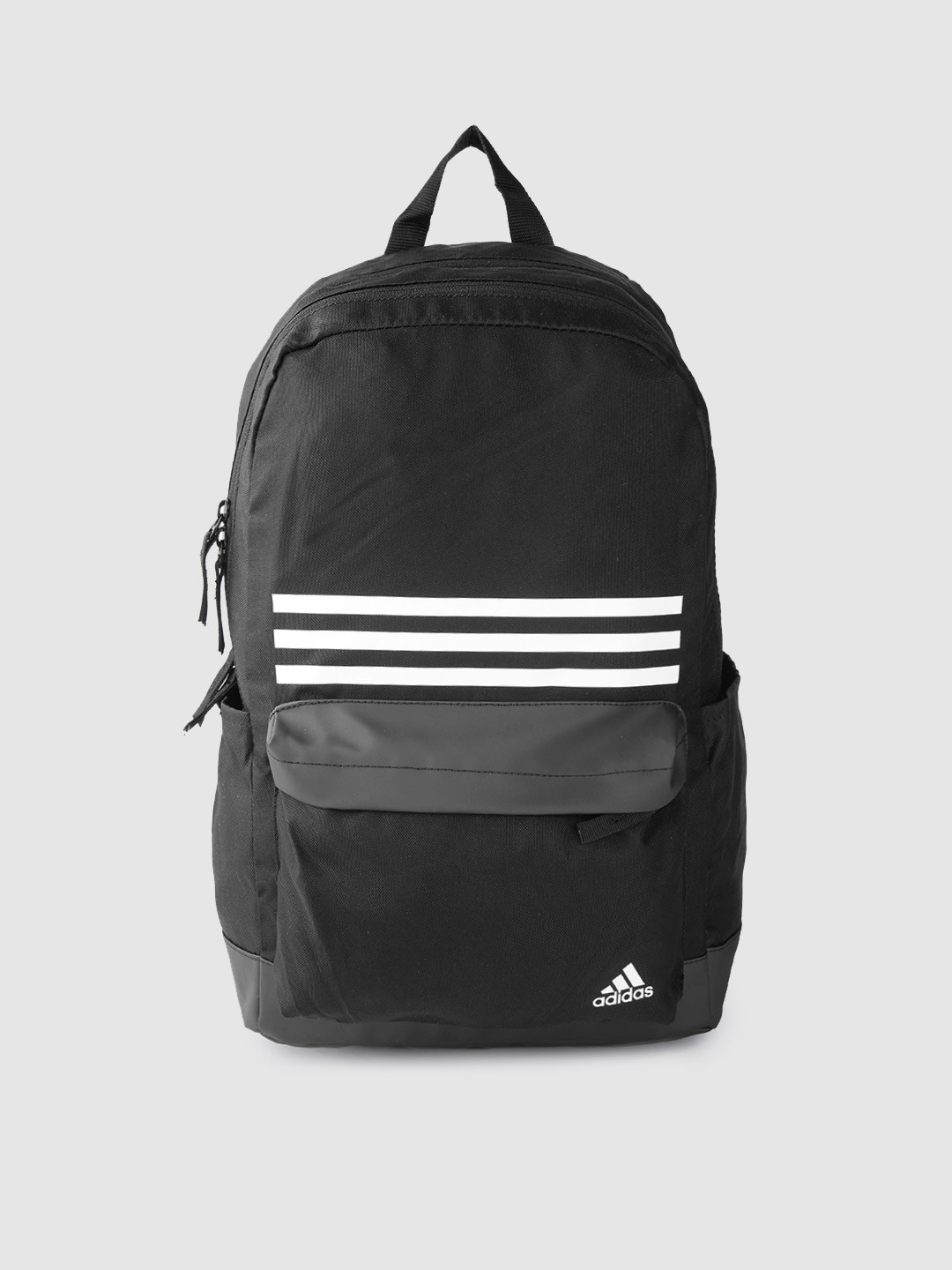 Buy ADIDAS Unisex Black Striped Classic 3 Stripes Pocket Laptop ...