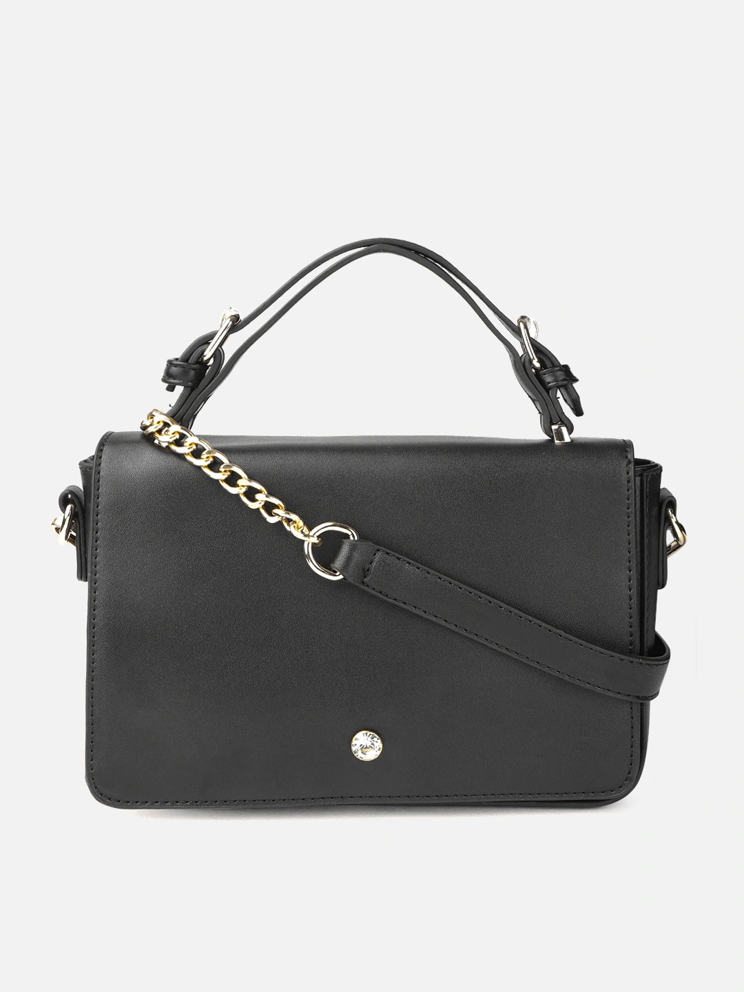 Buy DressBerry Black Solid Satchel - Handbags for Women 10718954 | Myntra Buy DressBerry Black Solid Satchel - Handbags for Women 10718954 | Myntra