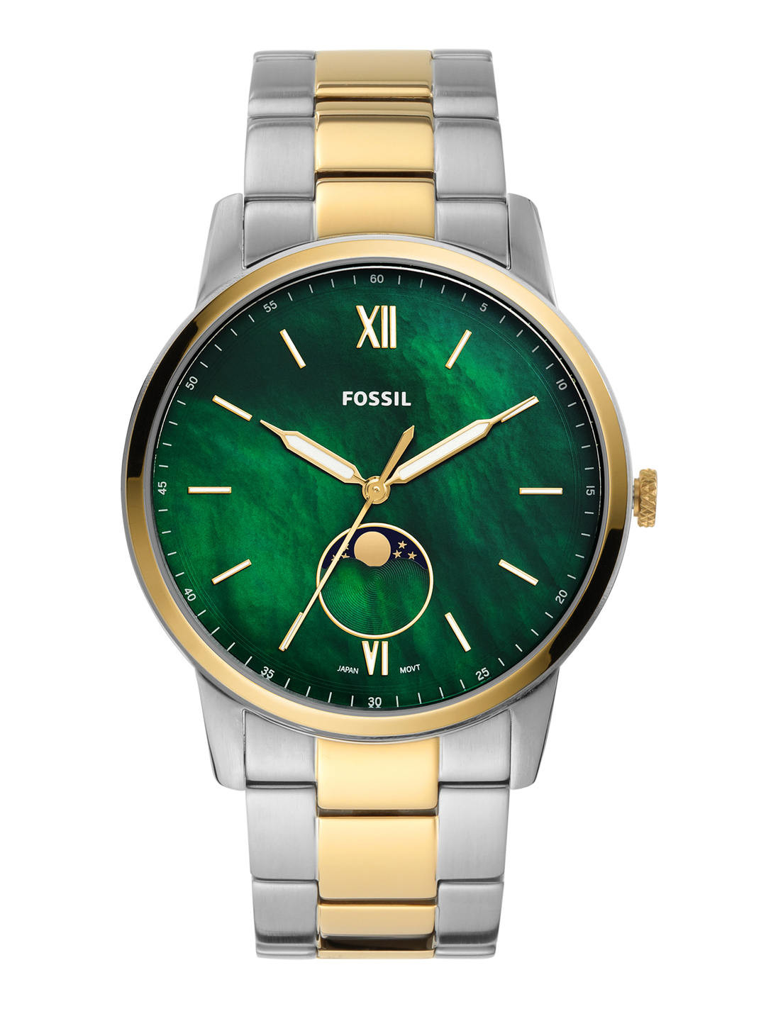 Buy Fossil Men Silver Toned & Gold Toned Analogue Watch - Watches for ...