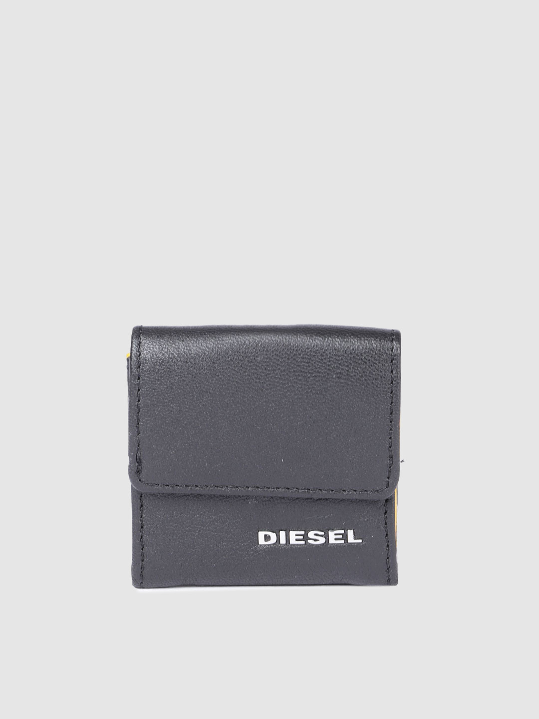 Buy DIESEL Black Solid Coin Purse - Clutches for Men 10719534 | Myntra