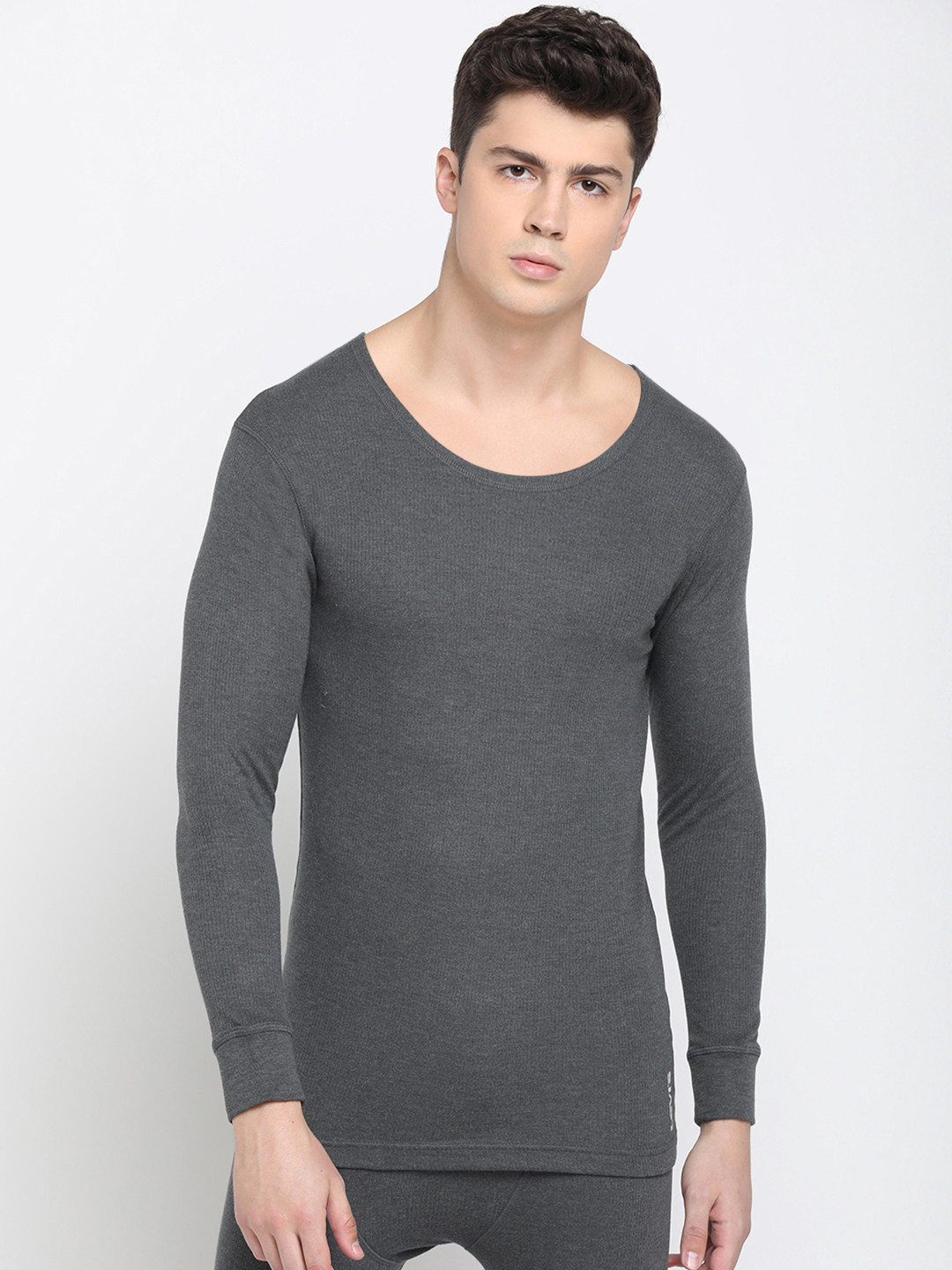 Buy Levi's Men's Round Neck Full Sleeve Regular Fit Thermal Top ...