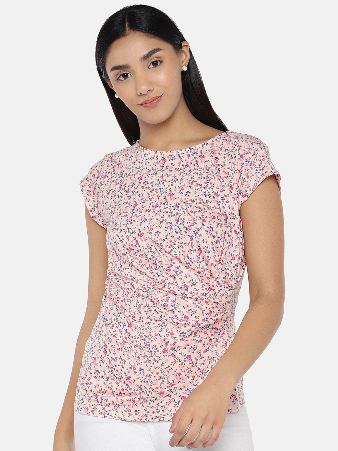 Buy Globus Women Pink Printed Top - Tops for Women 10724812 | Myntra