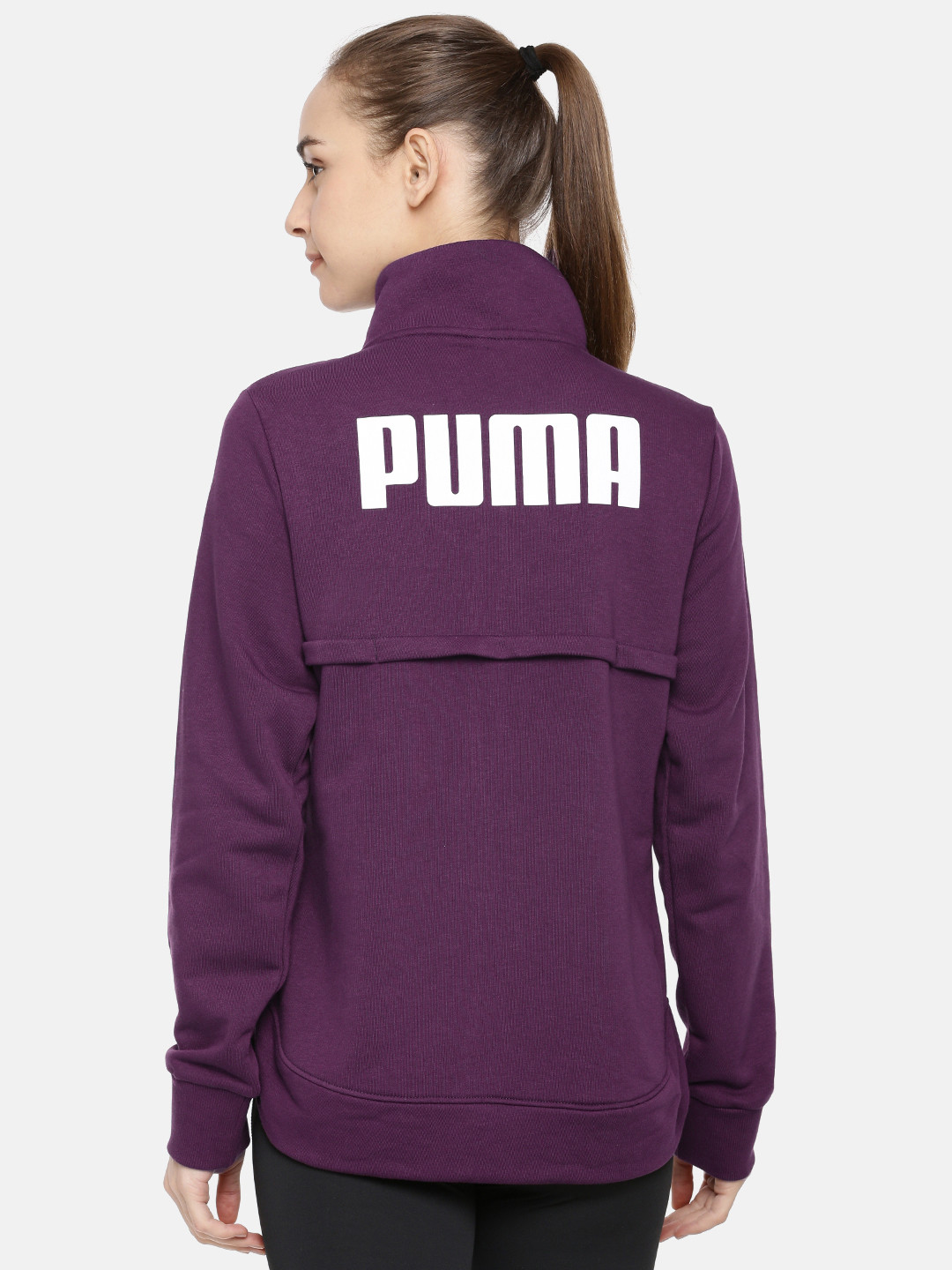 Buy Puma Women Purple Printed Cool It FT Sweatshirt - Sweatshirts for ...