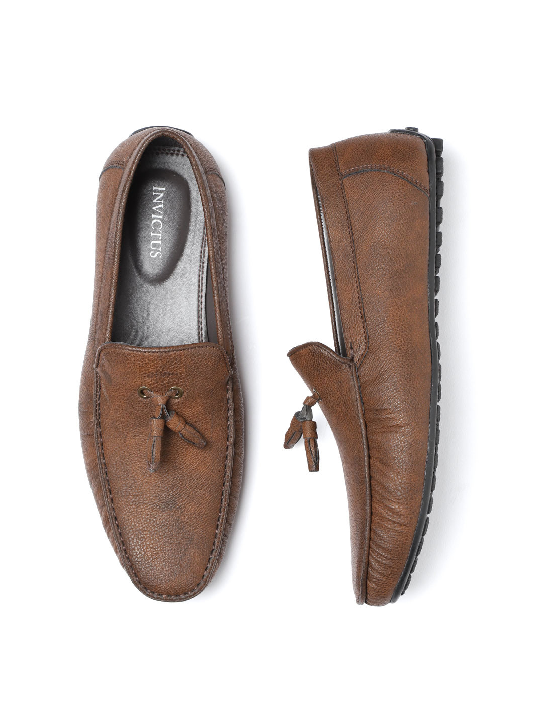 Buy INVICTUS Men Brown Driving Shoes - Casual Shoes for Men 10730718 ...