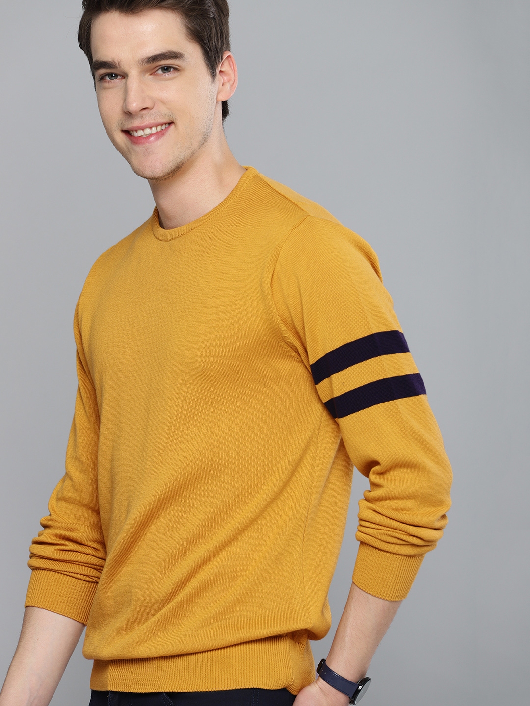 Buy Mast & Harbour Men Mustard Yellow Solid Sweater - Sweaters for Men ... Buy Mast & Harbour Men Mustard Yellow Solid Sweater - Sweaters for Men ...