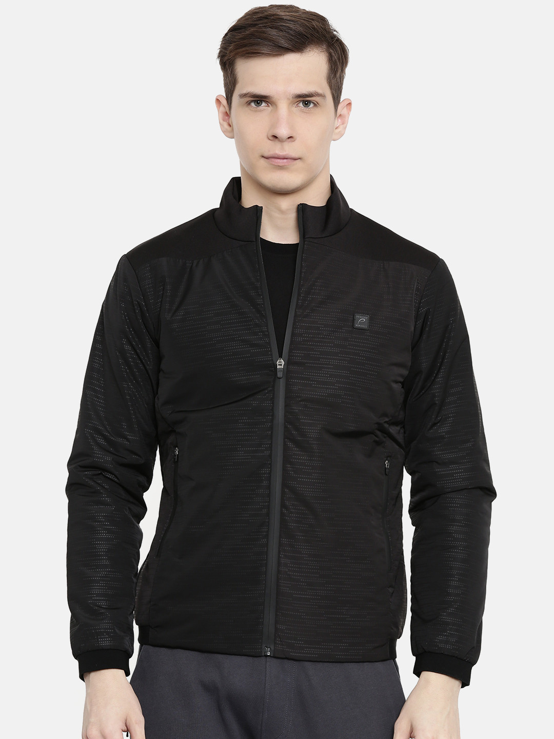 Buy Proline Active Men Black Solid Sporty Jacket - Jackets for Men ...