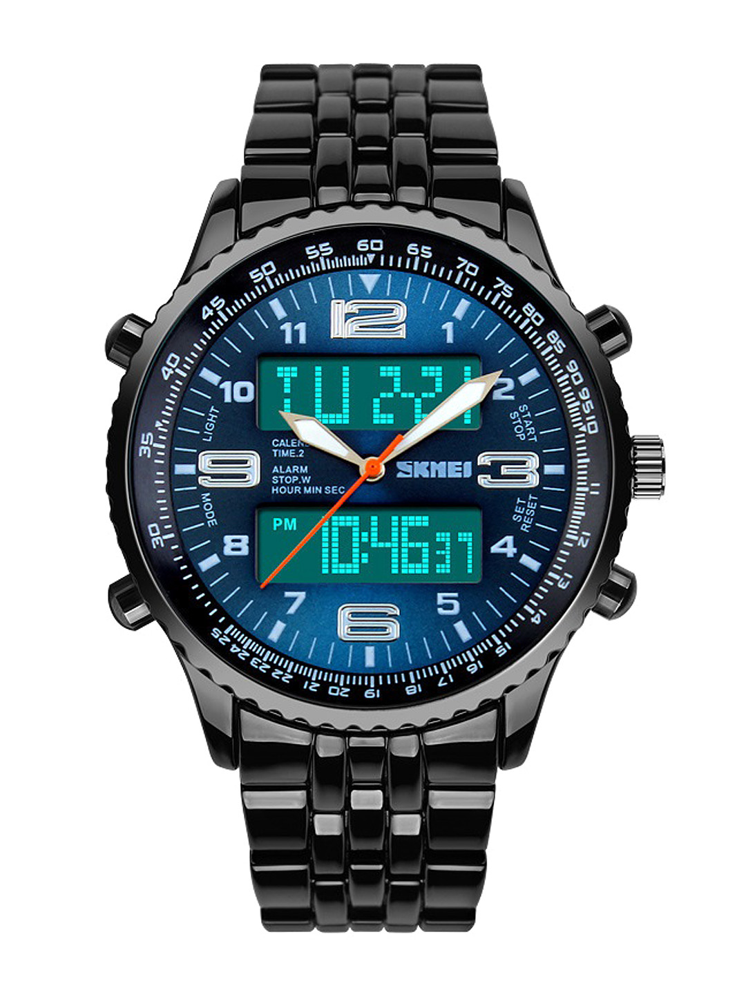 Buy Skmei Men Blue Analogue & Digital Watch SK100030 - Watches for Men ...