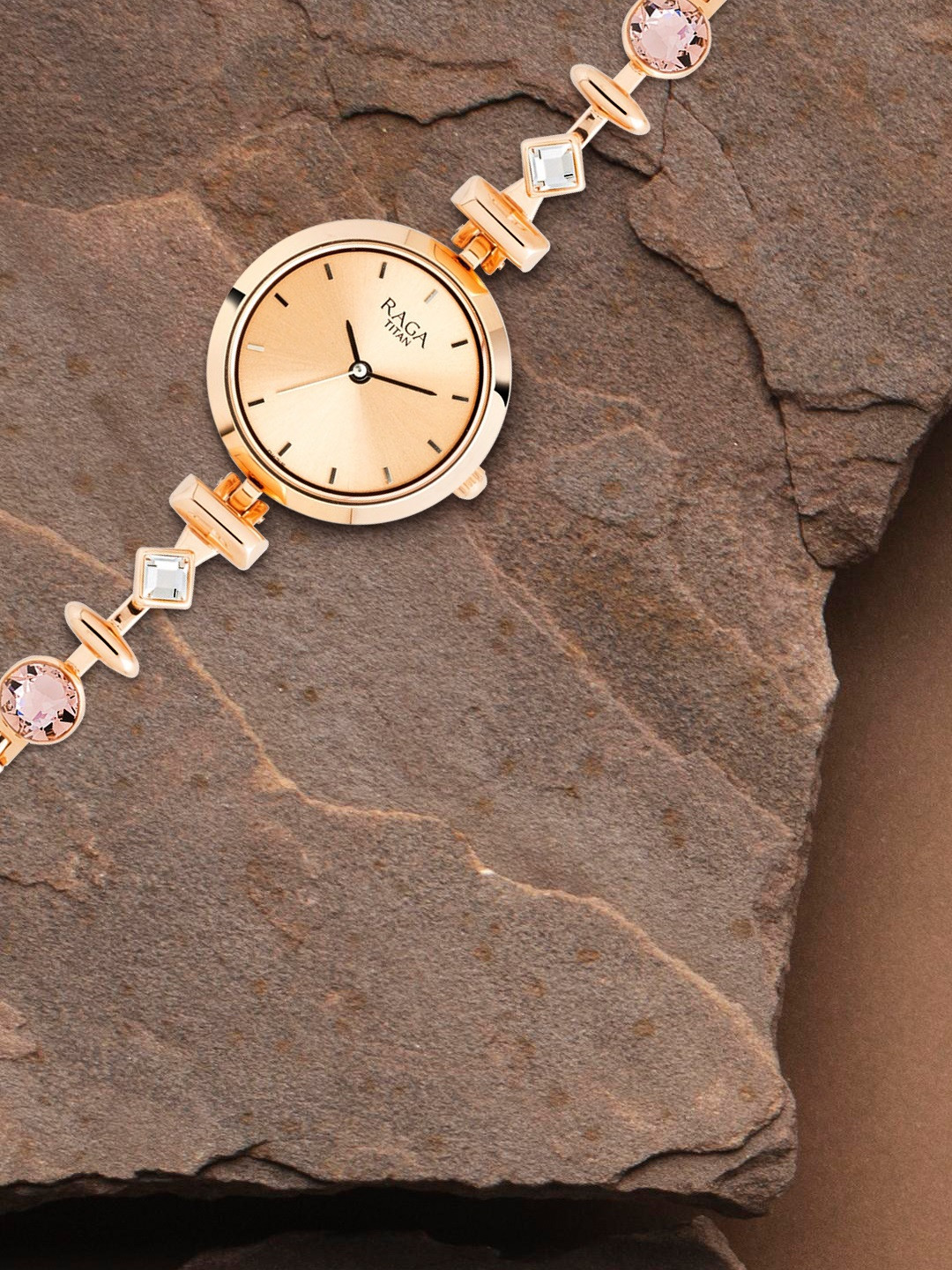 Buy Titan Raga Facets Women Gold Analogue Watch 2606WM06 - Watches for ...