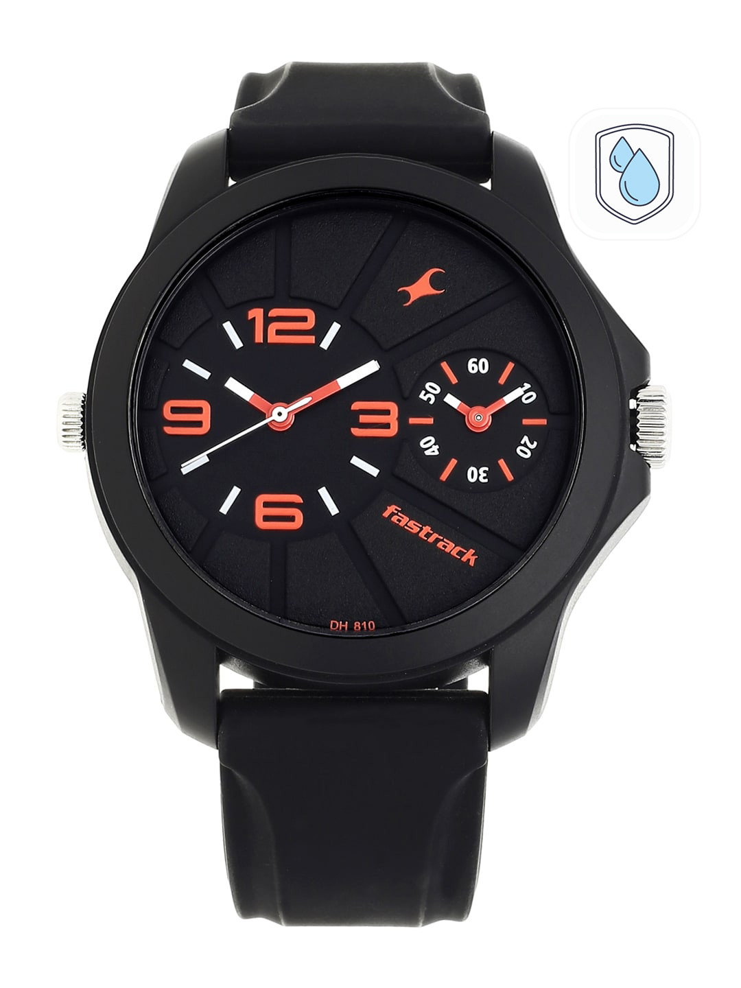 Buy Fastrack Men Black Analogue Watch 38042PP01 - Watches for Men ...
