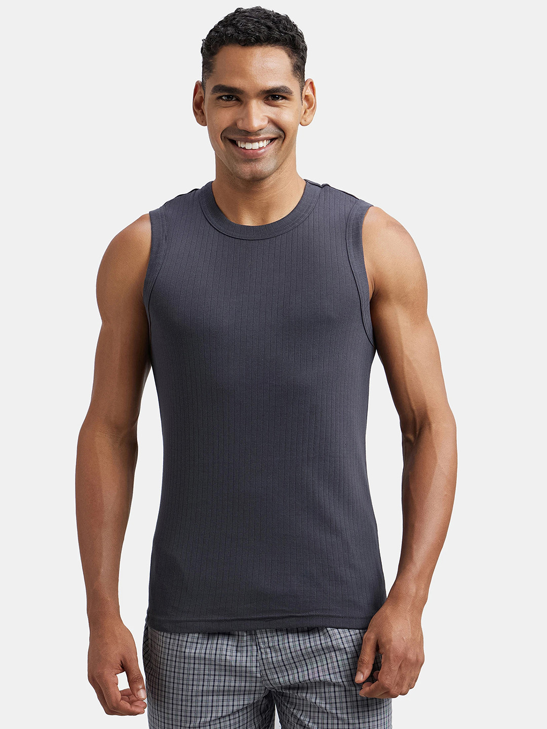 Buy Jockey Combed Cotton Rib Round Neck Muscle Vest 9930 - Innerwear ...