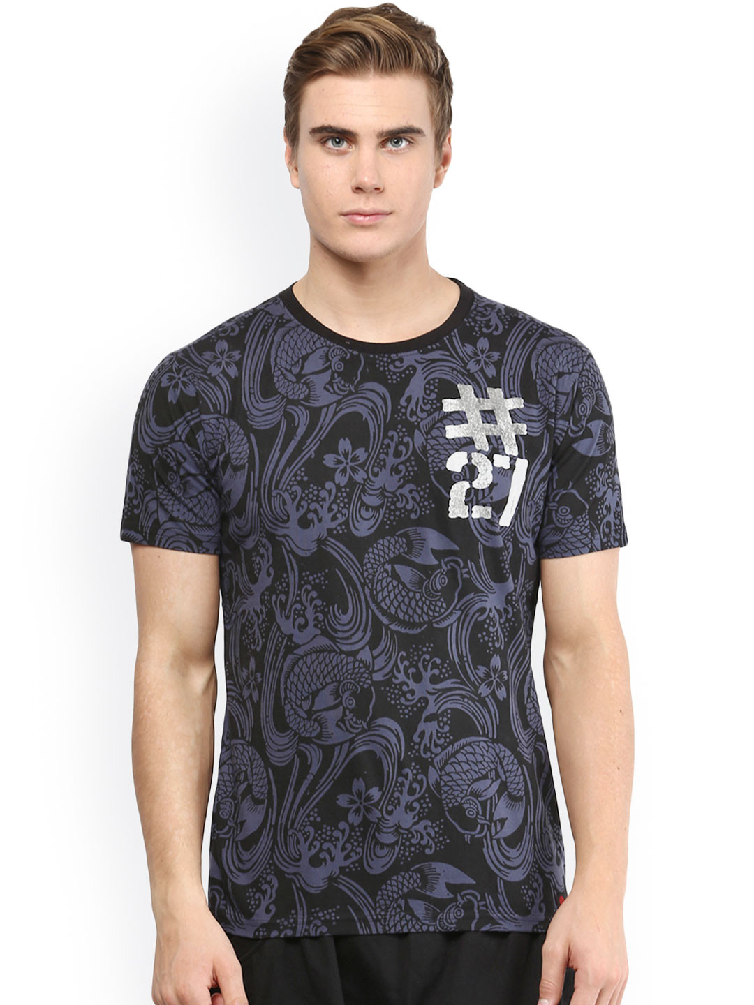 Buy PUNK Black Printed T Shirt - Tshirts for Men 1080829 | Myntra