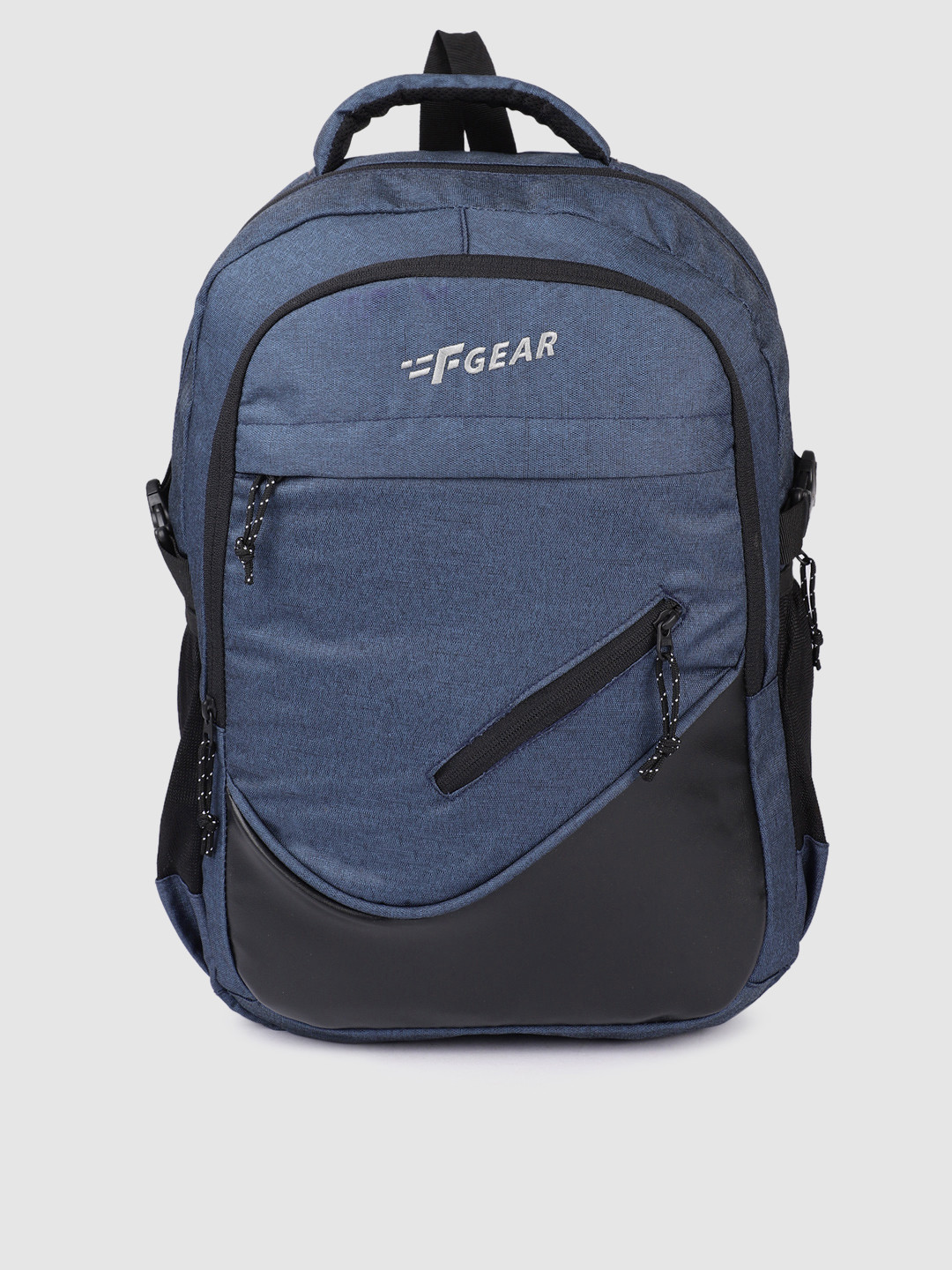 Buy F Gear Unisex Navy Blue & Black Colourblocked Parade Backpack ...