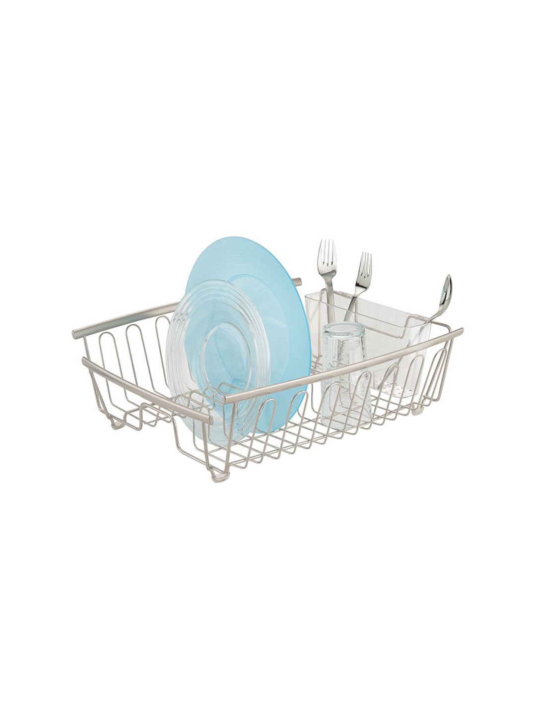 Buy INTERDESIGN Beige & White Plastic Dish Drainer - Organisers for ...