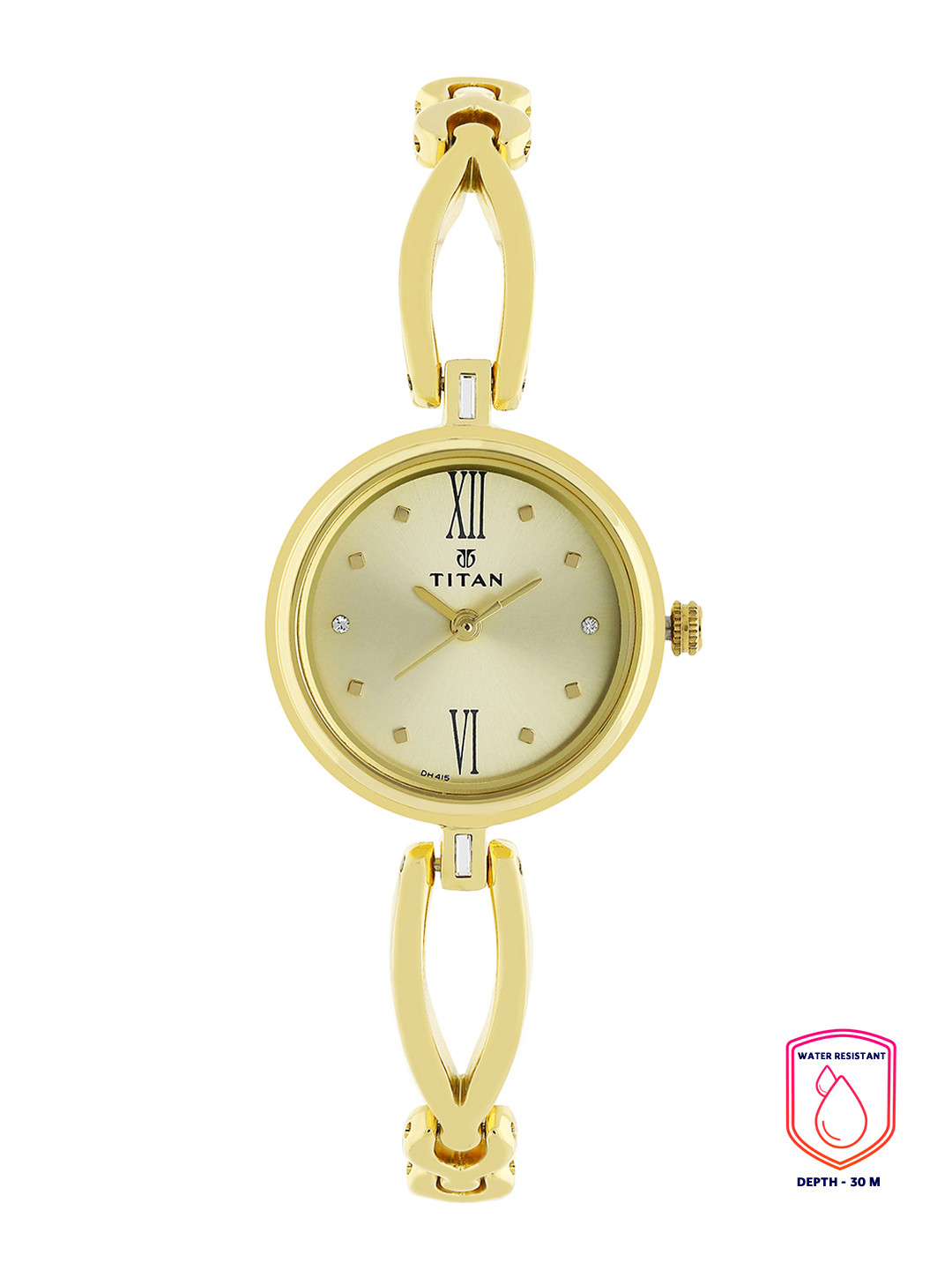 Buy Titan Women Gold Toned Analogue Watch 2601YM01 - Watches for Women ...