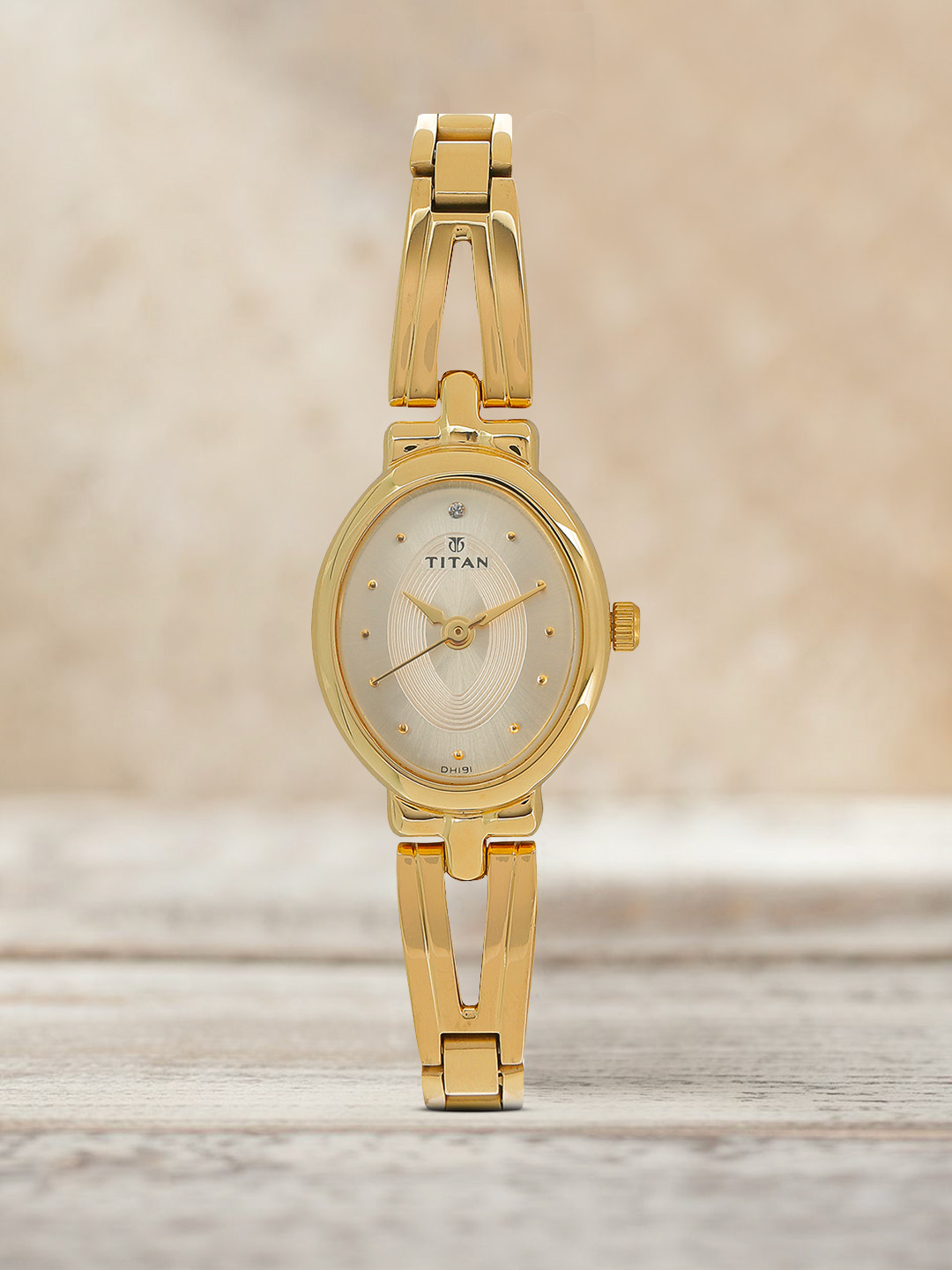 Buy Titan Women Gold Toned Analogue Watch 2594YM01 - Watches for Women ...