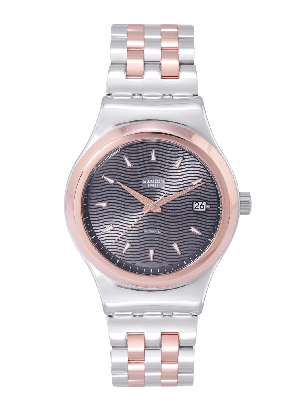 Buy Swatch Sistem51Irony Unisex Metallic Water Resistant Analogue Watch ...