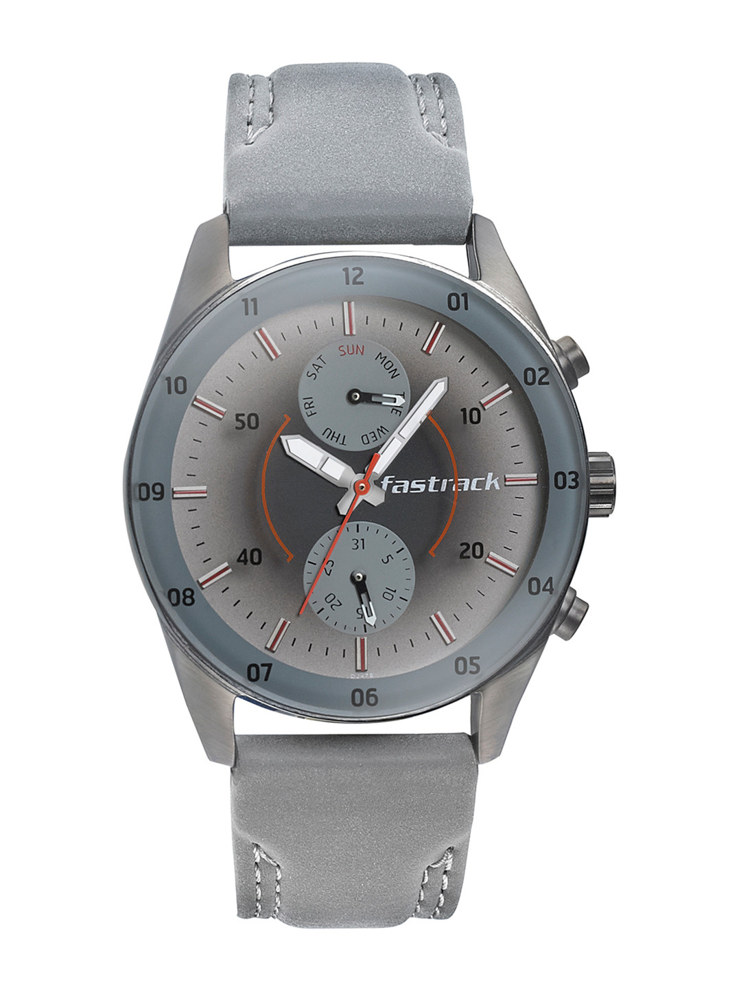 Buy Fastrack Space Men Grey Analogue Watch 3201QL01 - Watches for Men ...