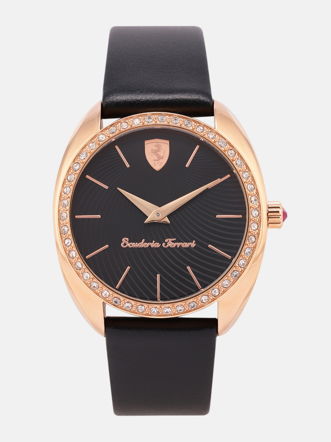 Buy SCUDERIA FERRARI Donna Women Black Analogue Watch 0820019 - Watches ...
