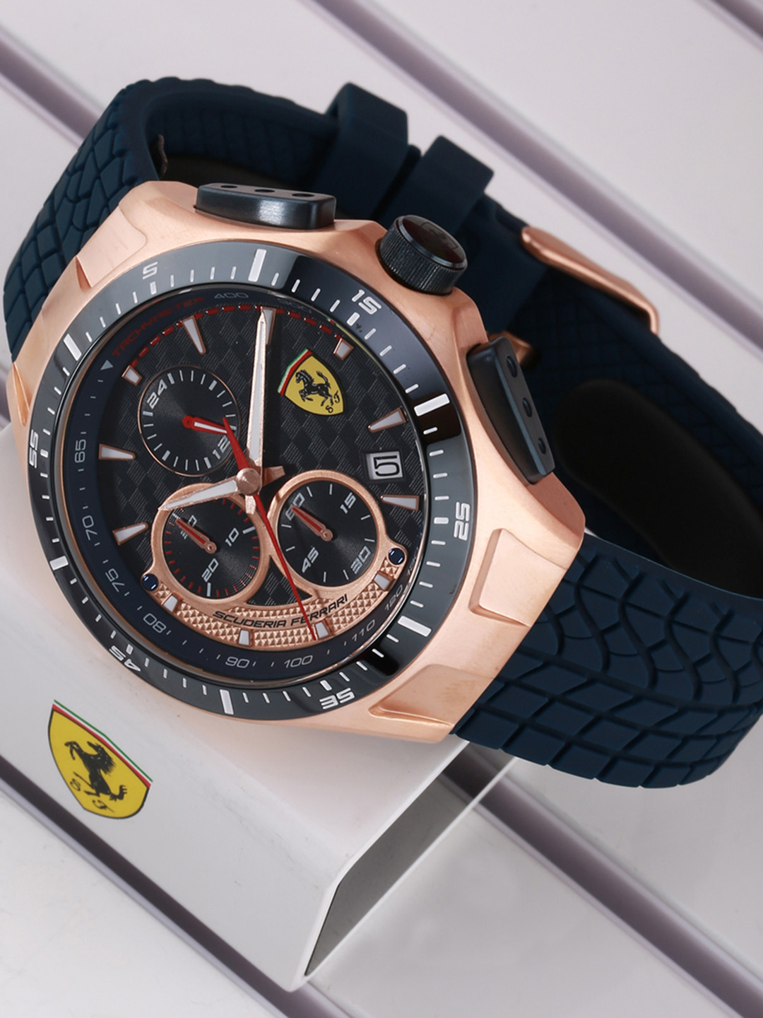 Buy SCUDERIA FERRARI Race Day Men Blue Analogue Watch 0830699 - Watches ...