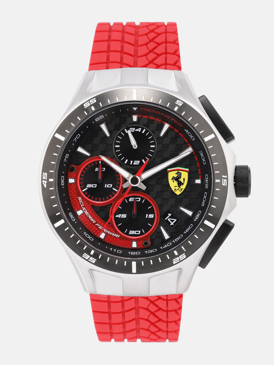 Buy SCUDERIA FERRARI Men Black Analogue Watch 0830697 - Watches for Men ...