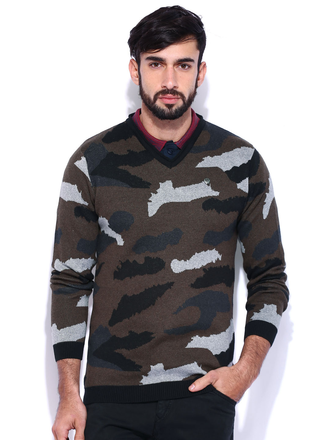 Buy Killer Brown Sweater - Sweaters for Men 1086167 | Myntra