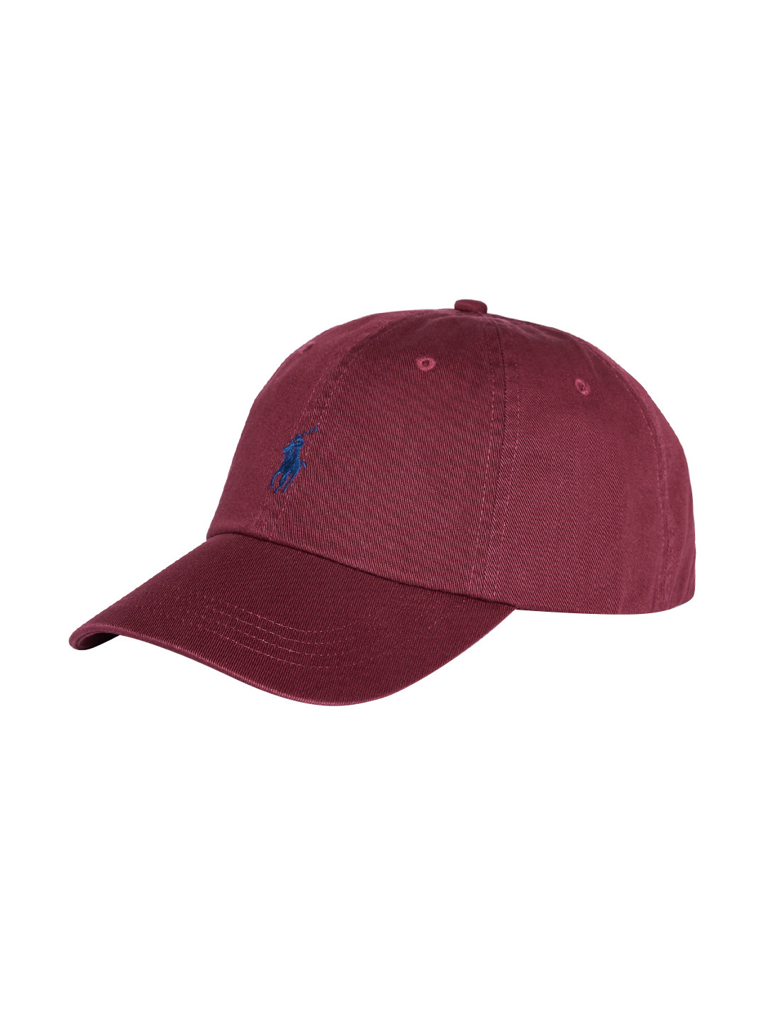 Buy Polo Ralph Lauren Men Burgundy Cotton Chino Baseball Cap - Caps for ...